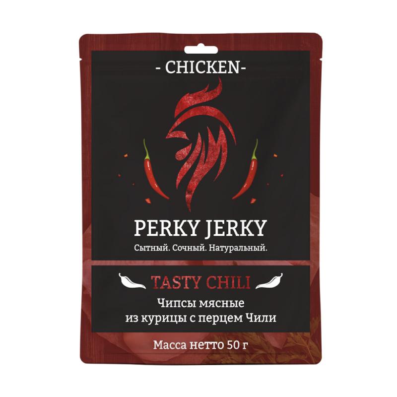 Чипсы мясные из курицы, PERKY JERKY, 50 г, в ассортименте - купить ...