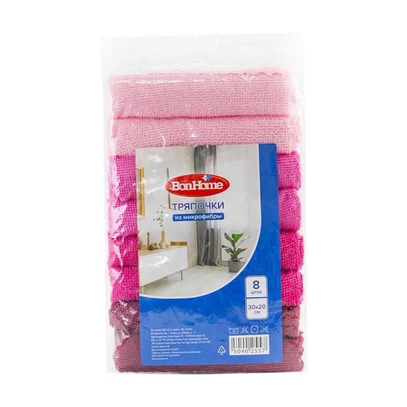 Тряпочки из микрофибры, BonHome, 8 шт., в ассортименте - купить через ...