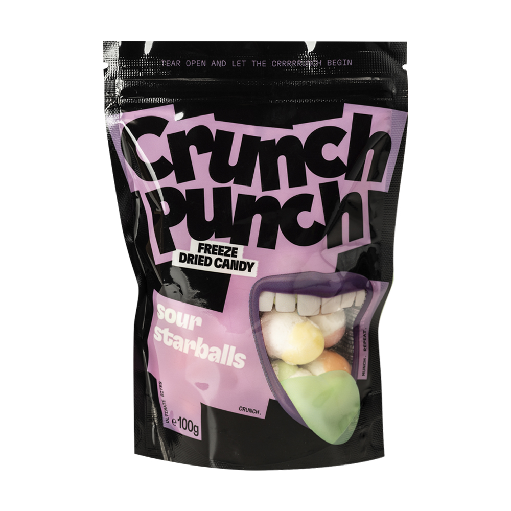 Конфеты Crunch Punch Sour Starballs, 100 г - купить через интернет ...