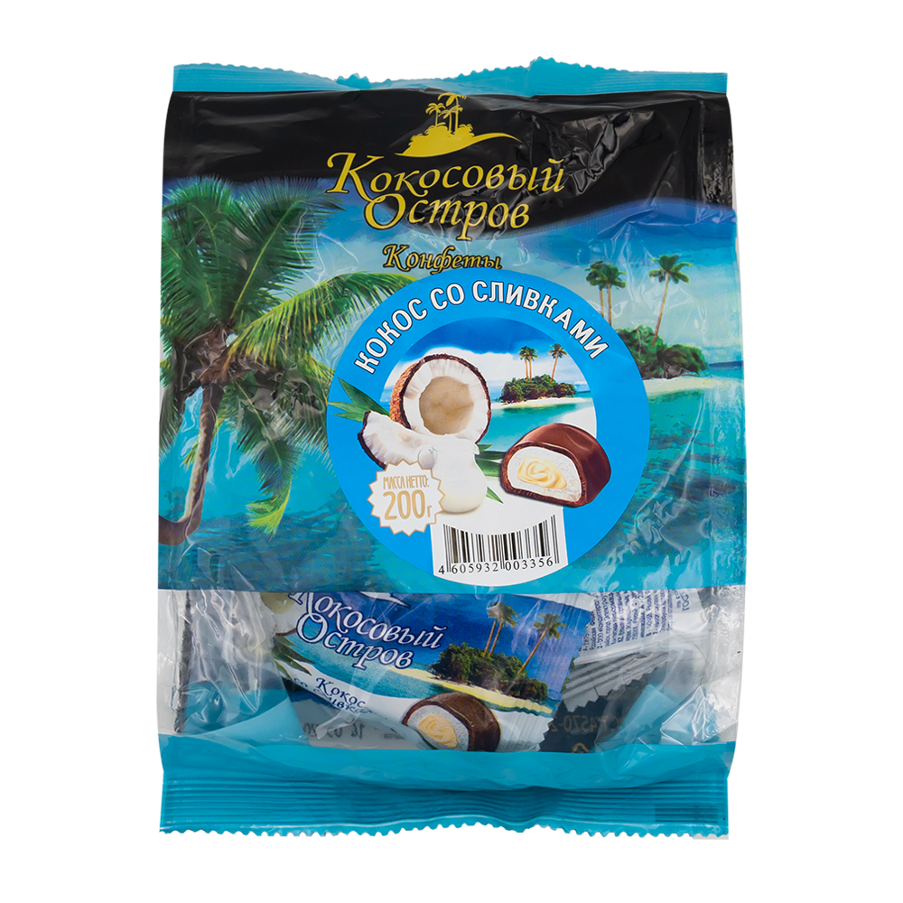 Конфеты "Кокосовый остров", 200 г, в ассортименте - купить через ...