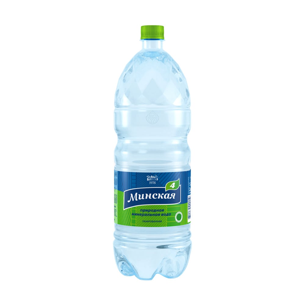 Вода минеральная "Минская-4", Минская, газированная, 2 л - купить через ...