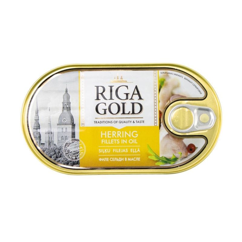Филе сельди Riga Gold в масле, 190г - купить через интернет-витрину Fix ...
