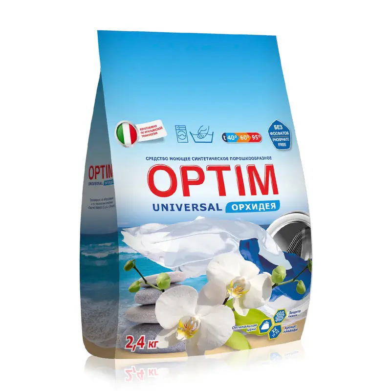 Порошок стиральный "Орхидея", Optim Universal, 2,4 кг - купить через ...